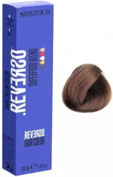 Selective Reverso Hair Color Крем-краска без аммиака 7.05 Блондин ...
